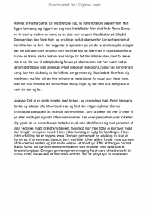 rama sama - Dansk - Opgaver.com