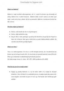 bakterier - Biologi - Opgaver.com