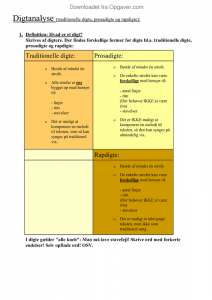 Analyse digt - Dansk - Opgaver.com