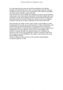 eksempel på tale - Dansk - Opgaver.com