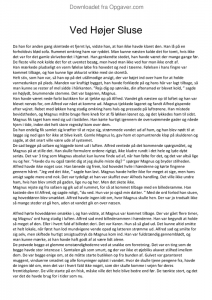 Ved Højer Sluse - Dansk - Opgaver.com