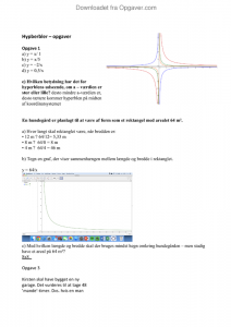 hyperbler - Matematik - Opgaver.com