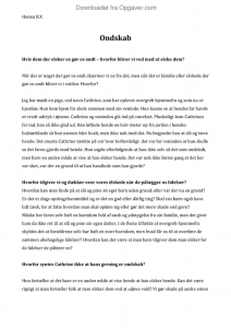 ondskab - Dansk - Opgaver.com