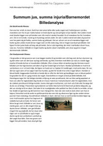 Barnemordet billedeanalyse - Dansk - Opgaver.com