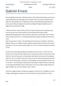 Gabriel Ernest - Dansk - Opgaver.com