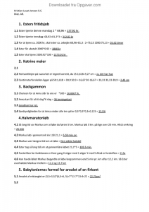 Esters fritidsjob mat afl. - Matematik - Opgaver.com