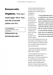 Læserbrev - Dansk - Opgaver.com