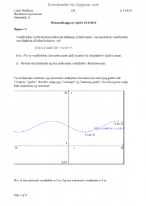 Matematik A, opgaver - Matematik - Opgaver.com