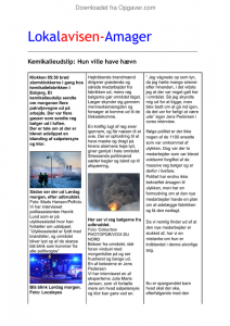 Reportage - Dansk - Opgaver.com