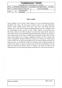 Mein Vorbild - Tysk - Opgaver.com