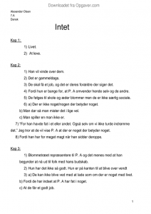 intet (bog) - Dansk - Opgaver.com