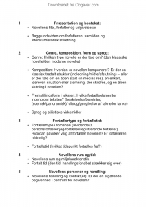 analyse model - Dansk - Opgaver.com