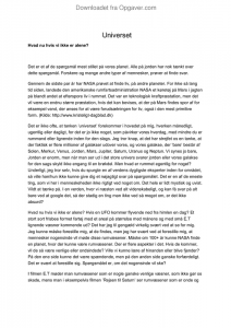 Dansk FSA 2013 - Universet - Dansk - Opgaver.com