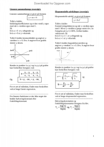 Eksponentiel regression - Matematik - Opgaver.com