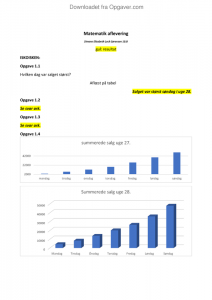 matematik aflevering - Matematik - Opgaver.com