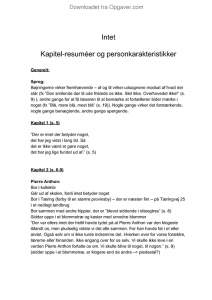 Intet - Dansk - Opgaver.com