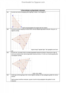 matematik 9.klasse. FSA - Matematik - Opgaver.com