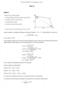 Trigonometri - Matematik - Opgaver.com
