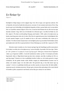 En flinker fyr - Dansk - Opgaver.com