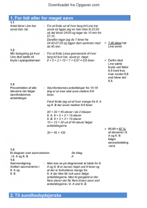 Matematik maj 2011 - Matematik - Opgaver.com