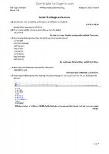 Matematik problemregning maj 2017 - Matematik - Opgaver.com