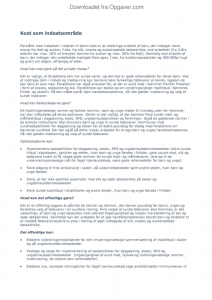 unge og kost - Dansk - Opgaver.com