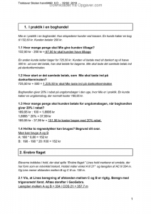 Matematik aflevering - trigonometri - Matematik - Opgaver.com