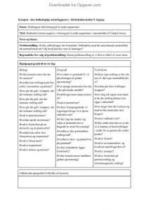 Synopsis - strålingens indvirkning på levende organismer - Naturfag ...