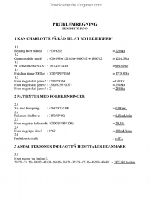 Problemregning Maj 1015 - Matematik - Opgaver.com