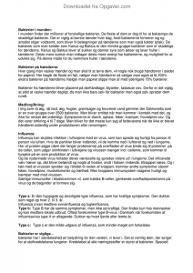 Bakterier - Biologi - Opgaver.com