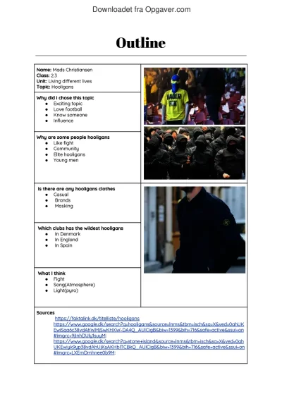 outline - Engelsk - Opgaver.com