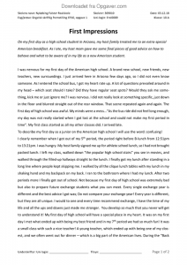 First Impressions FP10 - Engelsk - Opgaver.com