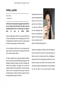 selfie - Klumme - Dansk - Opgaver.com