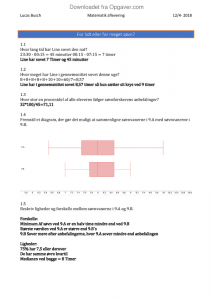 Matematik aflevering maj 2010 - Matematik - Opgaver.com