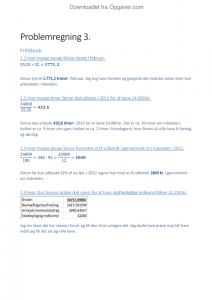 Problemregning 3 - Matematik - Opgaver.com