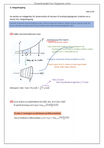 Integralregning - Matematik - Opgaver.com