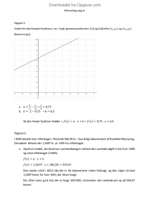 mat C aflevering 11 - Matematik - Opgaver.com