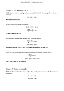 Fp9 maj matematik - Matematik - Opgaver.com