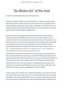 en flinker fyr - Dansk - Opgaver.com