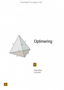 Optimering - Matematik - Opgaver.com