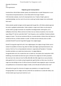 debatindlæg - Dansk - Opgaver.com