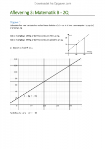 Aflevering 3 - Matematik - Opgaver.com