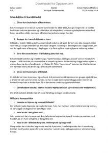 Analyse: barnemordet - Dansk - Opgaver.com