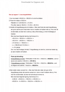 Problemregning for 9. klasse dec19 - Matematik - Opgaver.com