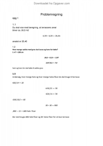 Matematik problemløsning 2017 - Matematik - Opgaver.com