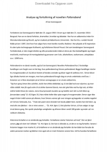 analyse af polterabend - Dansk - Opgaver.com