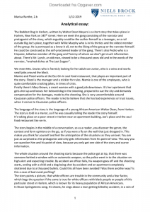 The baddest dog i harlem - Engelsk - Opgaver.com