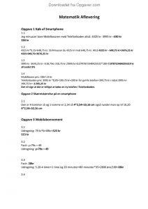 FP9 MAT problemloesning maj 2015 - Matematik - Opgaver.com