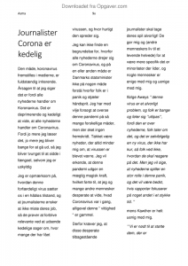 læserbrev - Dansk - Opgaver.com