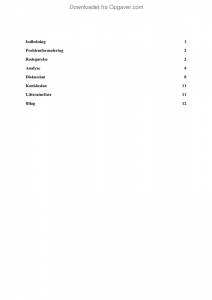 Er den universelle velfærdsmodel truet - Projektopgave - Opgaver.com